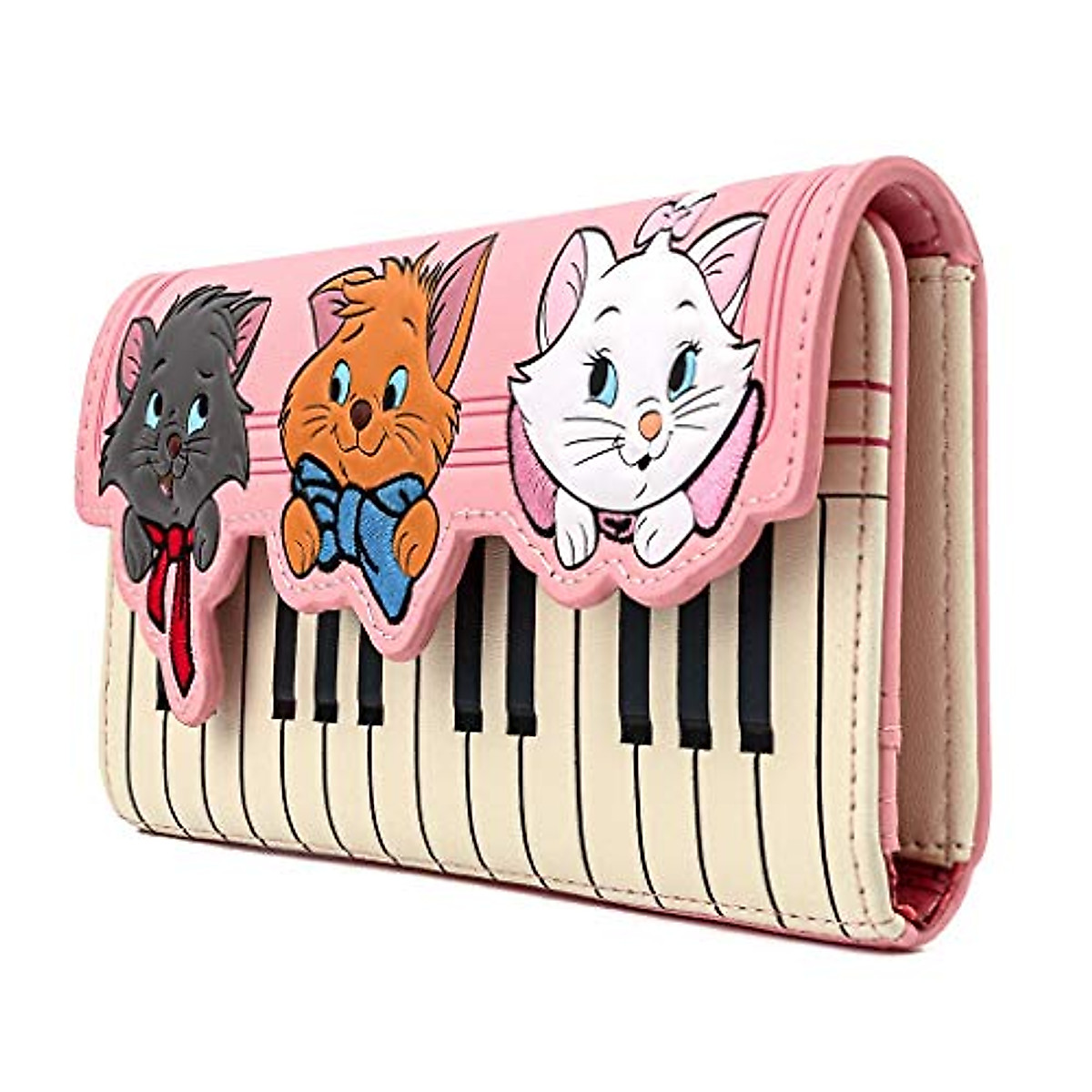 Loungefly Disney Aristocats Piano Kitties Faux Leather Wallet