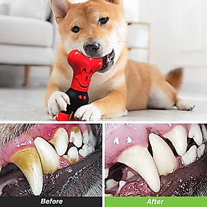 BZONZOON Dog Toys for Aggressive Chewers.Indestructible Durable Dog Chew Toys.Nylon and Rubber Dog Bone Toy for Medium Large Breed Christmas Dog Toys