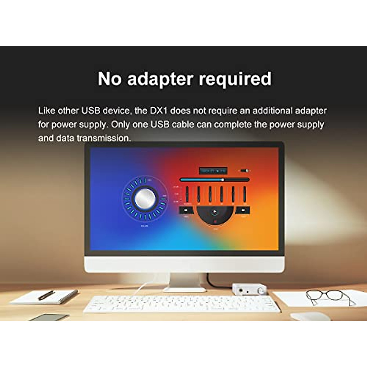 Topping DX1 Decoder AK4493S XU208 DAC&Headphone Amplifier Support up to DSD256 PCM384 Mini DAC(Black)