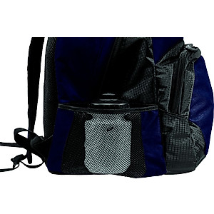 ASICS Team Backpack, Navy/Black, One Size