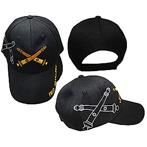 Trade Winds U.S. Army Field Artillery Military Cap U.S. Army Black Military HAT
