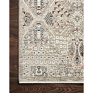 Loloi Theia THE-06 Granite Traditional Runner Rug 2'-10" x 8'