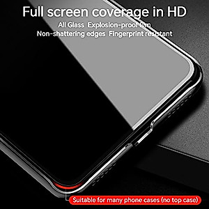 Romuto 【3+3 Pack】 Designed for iPhone 12 Pro Max Privacy Screen Protector Tempered Glass, 9H Hardness, Case Friendly, Bubble Free (Privacy-Anti-Spy)