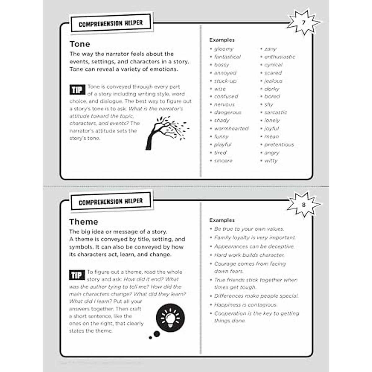 100 Task Cards: Literary Text: Reproducible Mini-Passages With Key Questions to Boost Reading Comprehension Skills