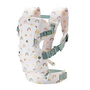 Infantino Flip Advanced 4-in-1 Carrier - Ergonomic, Convertible, face-in and face-Out Front and Back Carry for Newborns and Older Babies 8-32 lbs, Rainbow