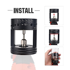 3mirrors ALUMINUM Tungsten Electrode Sharpener Grinder Head TIG Welding Tool 24 Guides, 24 Multi-Angle & Offsets, Full-featured Tool w/Dust Housing, Healthy Version