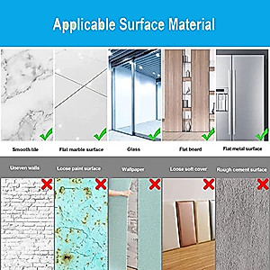 DARENYI 16"x12" Acrylic Mirror Sheet, Flexible Non Glass Body Mirror Tiles Large Self Adhesive Mirror Stickers for Bathroom Bedroom Home Wall Decor (1pc)