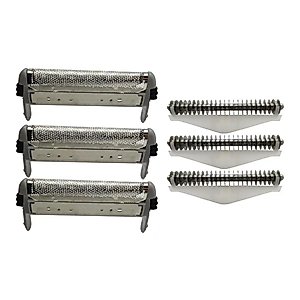 Foil and Cutter Set Compatible with Remington MicroScreen 3 TCT MS3-2000, MS3-2700, MS3-3000, MS3-3500, MS3-3700, MS3-4000