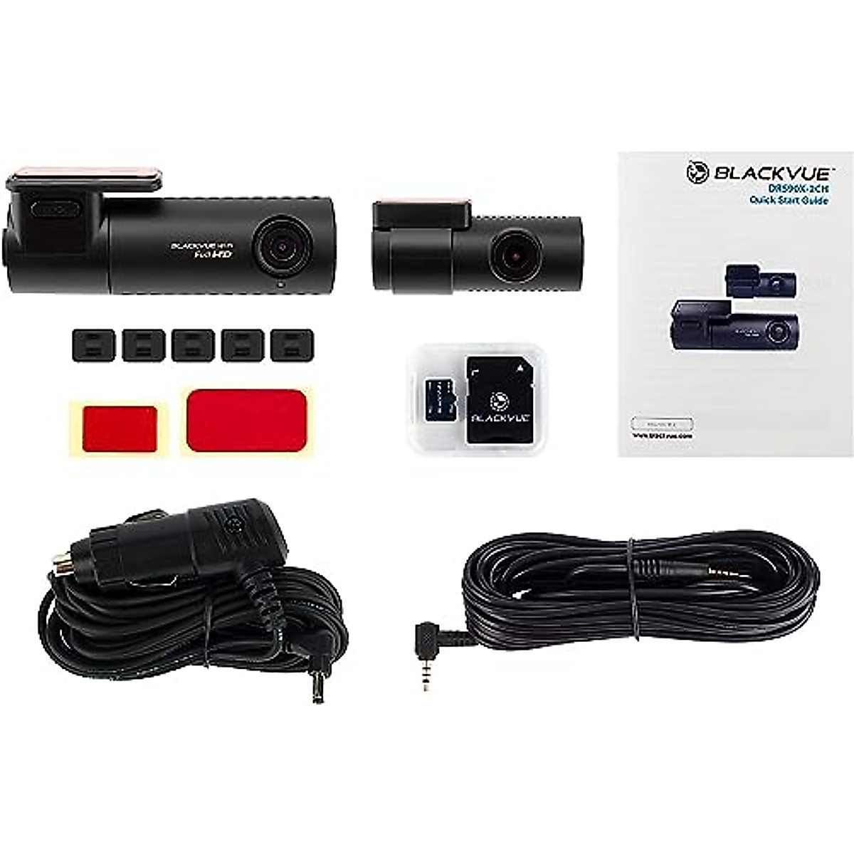 BlackVue DR590X-2CH with 32GB microSD Card | Full HD Wi-Fi Dashcam | Parking Mode Support
