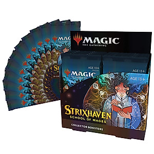 Magic The Gathering Strixhaven Collector Booster Box | 12 Packs (180 Magic Cards)