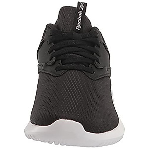 Reebok Women's FluxLite Cross Trainer, Black/White/Chalk, 11