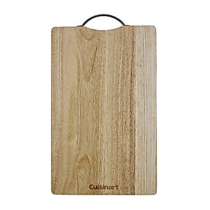 Cuisinart Rubberwood 15.5", 10" Cutting Board, One Size, Brown