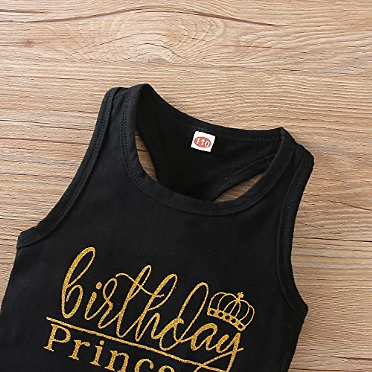 Toddler Kids Baby Girls Birthday Princess Outfits Dress Vest Sleeveless Shirt Tank Top Dot Mesh Tutu Skirt 2PCS Summer Skirt Set with Crown