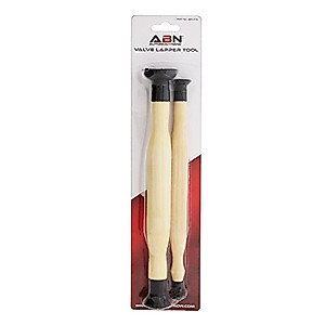ABN Valve Hand Lapping Grinding Tool Kit 2-Piece Set – Dual-End Suction Cup Lap Stick, 1-1/8, 1-3/8, 5/8, 3/16 Inch