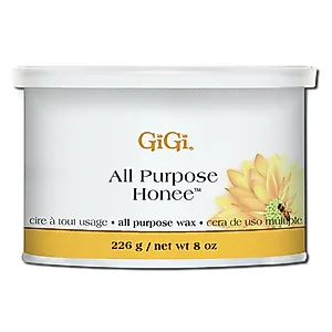 GiGi All Purpose Honee Hair Removal Wax with Beeswax Formula, 8 oz