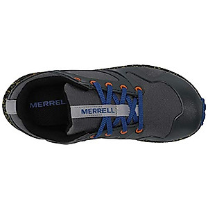 Merrell unisex child Altalight Low Hiking Sneaker, Grey/Orange, 4.5 Big Kid US
