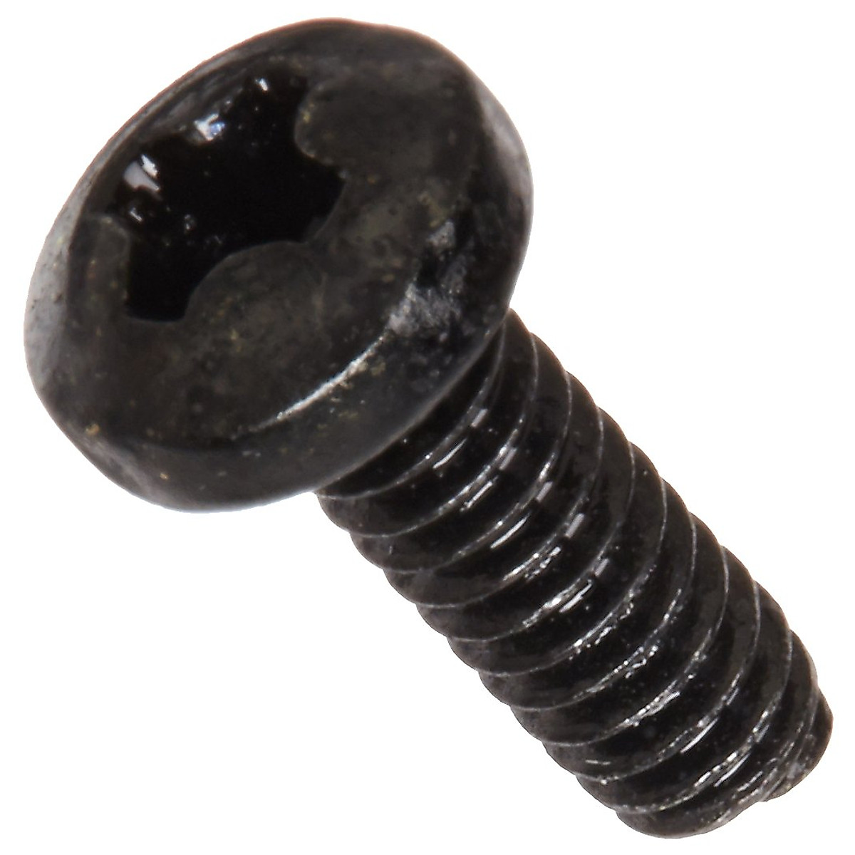 Small Parts Steel Pan Head Machine Screw, Black Oxide Finish, Meets ASME B18.6.3, #1 Phillips Drive, #2-56 Thread Size, 1/4" Length, Fully Threaded, Import (Pack of 100)