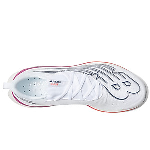 New Balance Men's FuelCell SuperComp Elite V3 Running Shoe, White/Victory Blue, 9