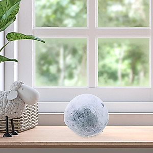 LUOZZY Novelty Planet Throw Pillow Household Moon Cushion Soft Couch Sofa Pillow (17CM)