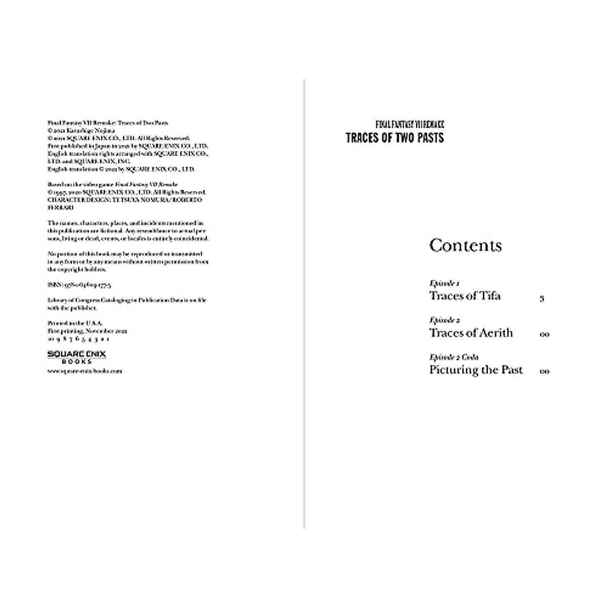 Final Fantasy VII Remake: Traces of Two Pasts (Novel)