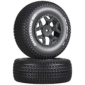 Duratrax Shotgun SC C2 Mounted Tires: SCTE 4x4 (2), DTXC3691