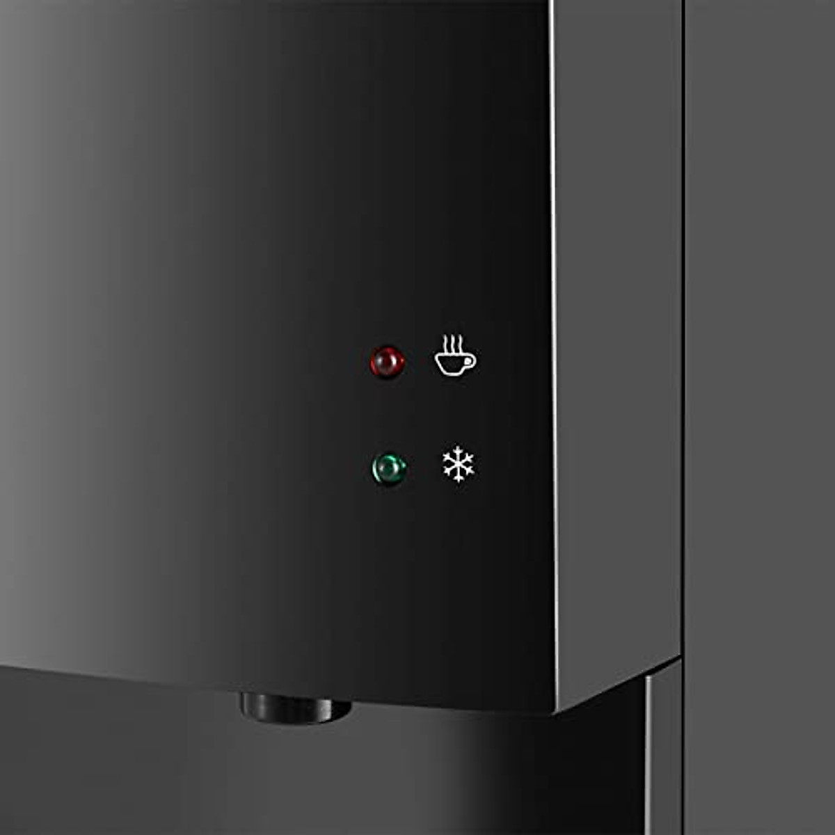 Water Coolers 5 Gallon Top Load,Hot/Cold Water Cooler Dispenser, Innovative Slim Design Energy Saving Freestanding with Child Safety Lock for Home or Office Black