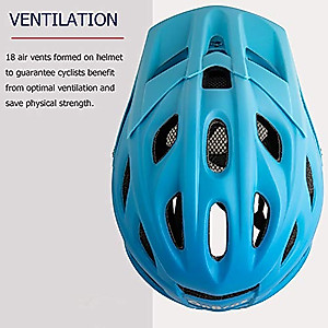 Bike Helmet, OnBros Mountain Bike Helmets for Men and Women, Bicycle Helmet with Visor, Lightweight Adult Bike Helmet, Skate Cycling Helmet