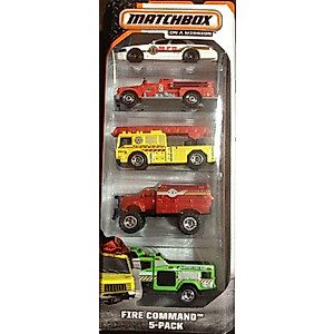 2014 Matchbox Fire Command 5-Pack
