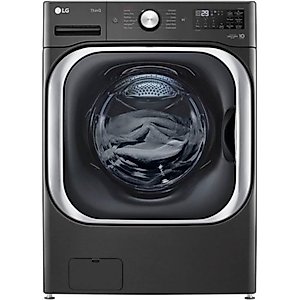 LG WM8900HBA 5.2 Cu. Ft. Black Steel Front Load Washer