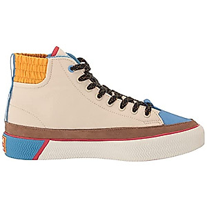 Lacoste Infant's Gripshot Milieu, Off White/Yellow, 44CUI0005-HT3, 5