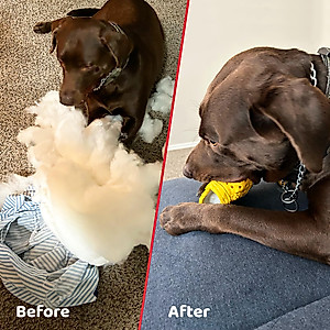 Generic Durable Rubber Slipper Dog Toy for Aggressive Chewers – Interactive Toy for All Breeds – Tough, Indestructible, and Ideal for Pet Training & Teeth Cleaning, Yellow