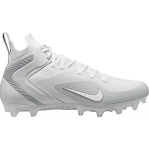 Nike Alpha Huarache 8 Elite CW4440-011 Men's Lacrosse Cleats White/Pure Platinum/Wolf Grey/White (us_Footwear_Size_System, Adult, Men, Numeric, Medium, Numeric_13)
