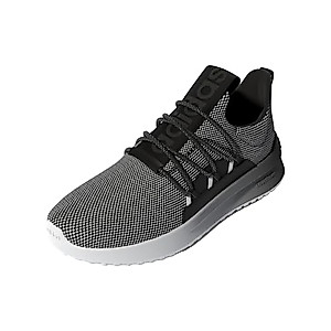 adidas Men's Lite Racer Adapt 5.0 Running Shoe, White/Black/White (Wide), 7.5