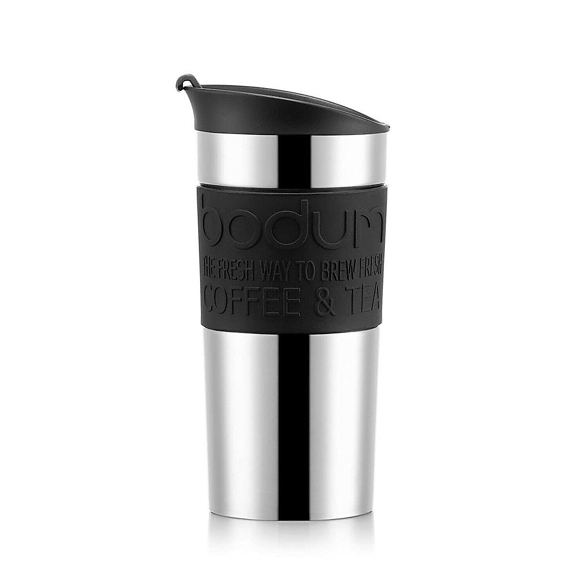 Bodum 11068-01 Vacuum Travel Mug, 0.35 L - Small, Black 1 Count (Pack of 1)