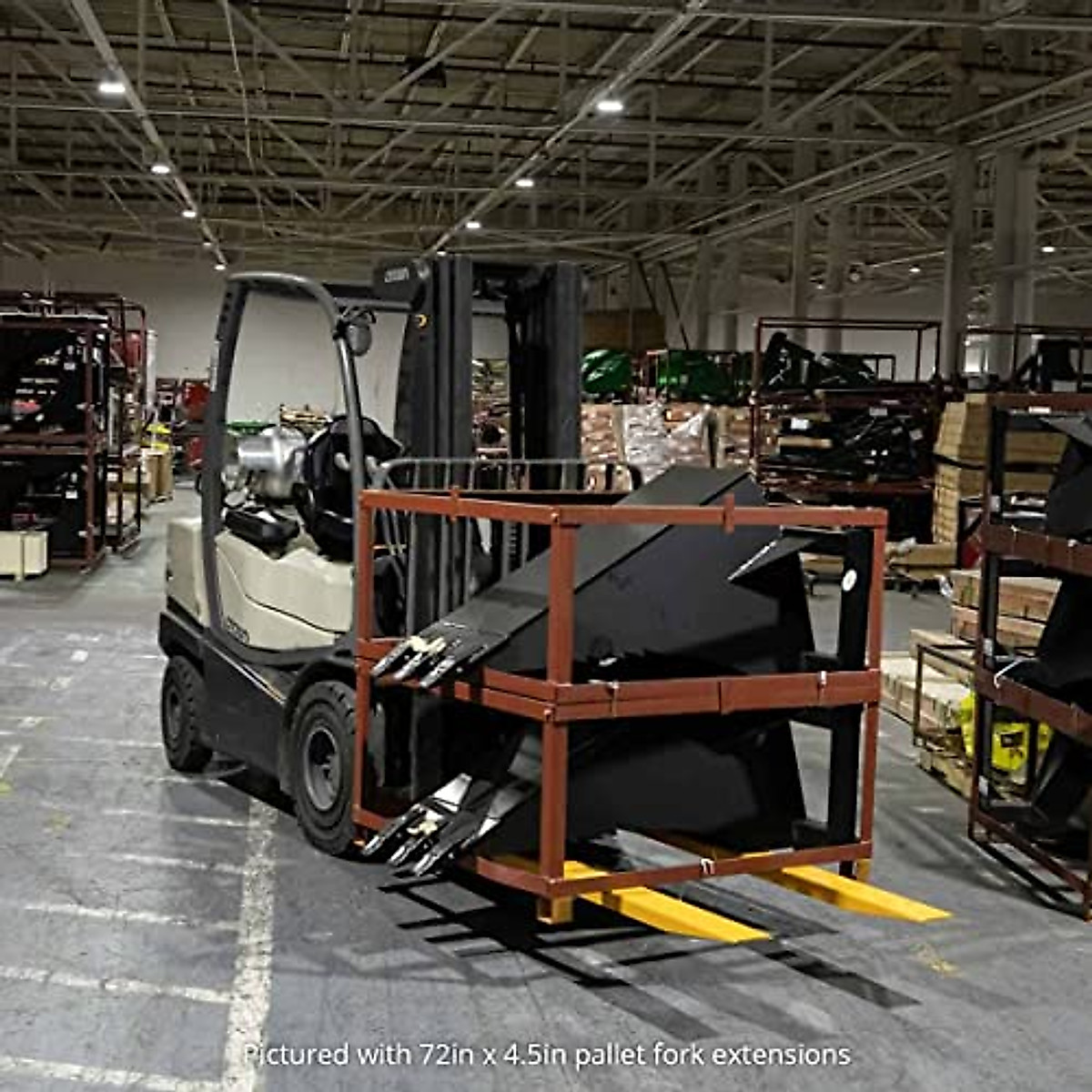 Titan Attachments Pallet Fork Extensions for Forklifts and Loaders, 84" x 5.5"