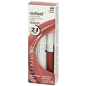 CoverGirl Outlast All Day Two Step Lipcolor, Canyon 626, 0.13 Ounce