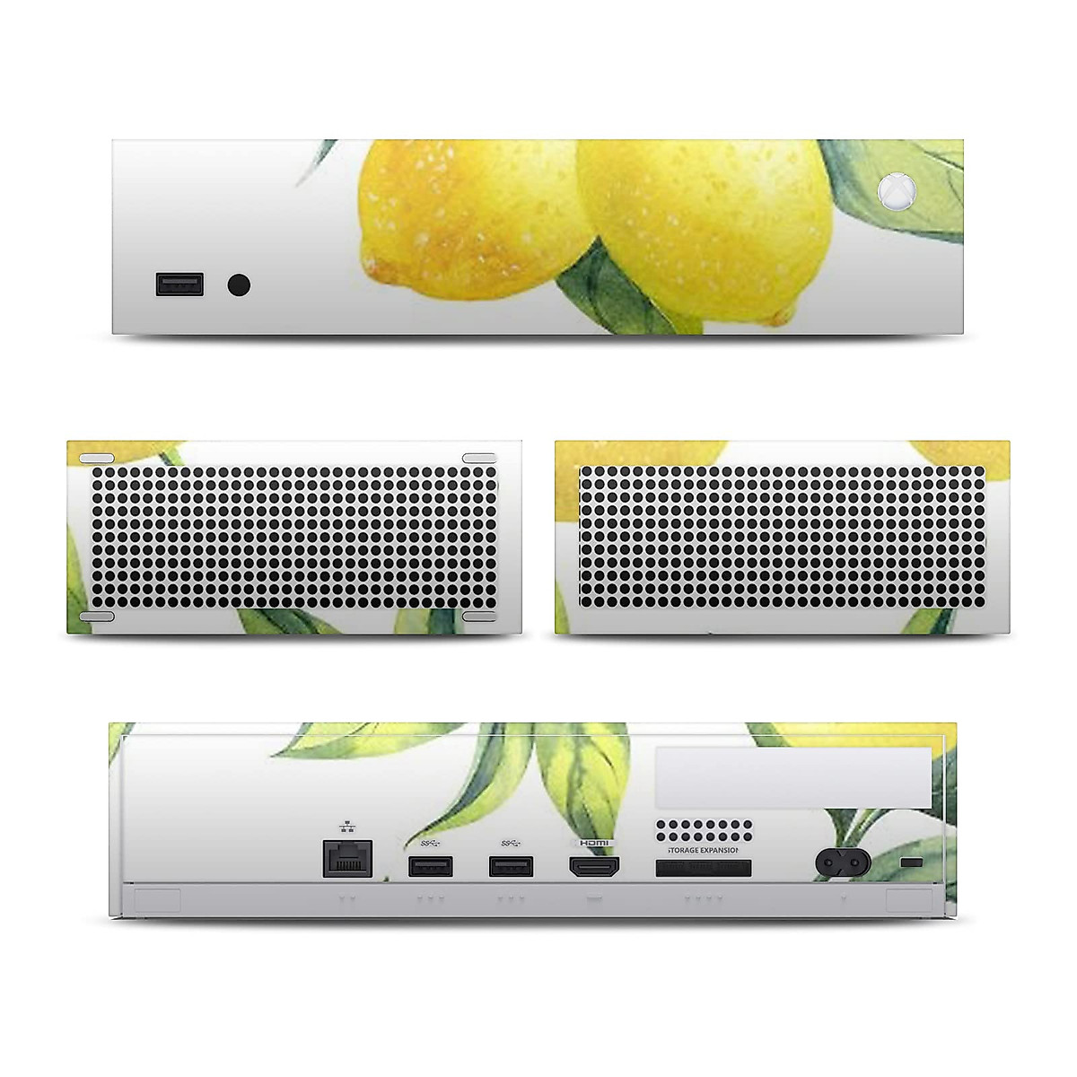 Head Case Designs Officially Licensed Haroulita White Lemons Art Mix Vinyl Sticker Gaming Skin Decal Cover Compatible With Xbox Series S Console and Controller Bundle