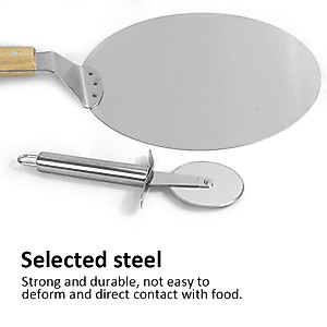 KT THERMO Wood Fired Pizza Oven, Portable for Outdoor Cooking, Includes Pizza Grill, Pizza Peel and Pizza Stone (Utensils for Cooking)