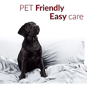 Mellanni Bed Skirt Twin Size - Bed Skirting - 15-Inch Tailored Drop Pleated Dust Ruffle - Hotel Luxury Bedding - Wrinkle, Fade, Stain Resistant - 1 Bedskirt (Twin, White)