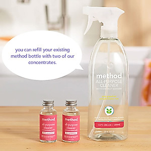 Method All-Purpose Cleaner Concentrates Refills, French Lavender, 4 Recyclable 1 fl oz Refills