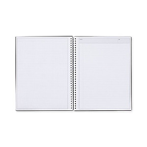 Blue Sky Smart Notes Professional Notebook, Wire-O Binding, 8.5" x 11", Black (14713)