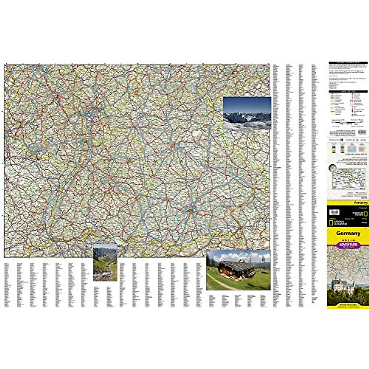 Germany Map (National Geographic Adventure Map, 3312)