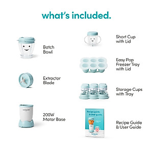 NutriBullet NBY-50100 Baby Complete Food-Making System, 32-Oz, Blue