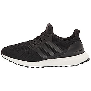 adidas Men's Ultraboost 5.0 Alphaskin Running Shoe, Black/Black/Beam Green, 9.5