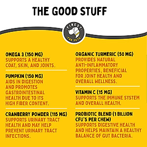 Dog Allergy Relief - Dog Allergy Chews Itch Relief, Seasonal Allergy Support for Itchy Skin, with Omega 3, Pumpkin & Probiotics (120 Soft Chews)