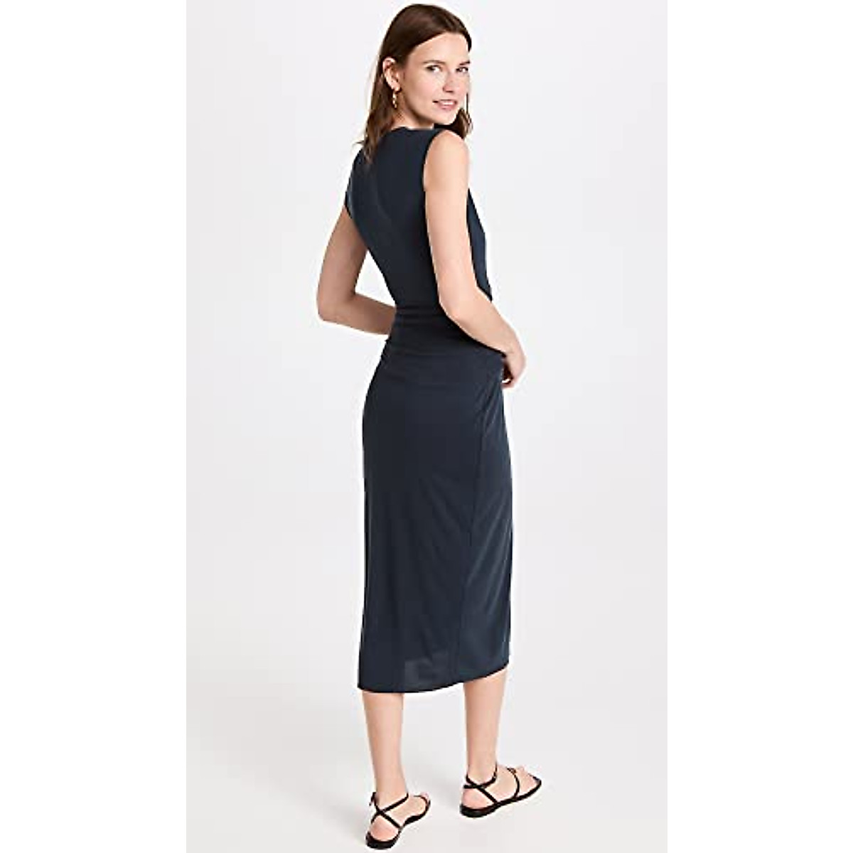 rag & bone Women's Christy Drape Dress, Salute, Blue, S