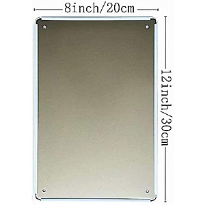 HOUVSSEN Easy to be Distracted by Donkeys and Garden Houses, Gifts for Gardening Lovers 8x12 inch Home Decoration Metal tin Sign Retro tin Sign