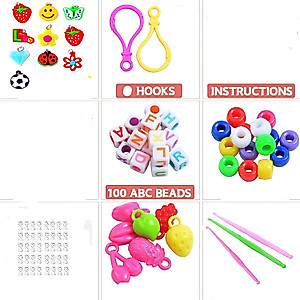 YUSLROB 2500+ Rubber Band Loom Bracelet Kit,Loom Bracelet Making kit,Best Gifts for Birthday and Christmas with, Rubber Band Refill Kit for