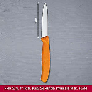 Victorinox Paring Knife, 3.25 in, Orange