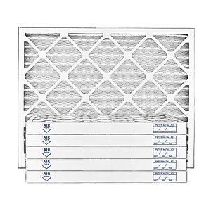 Filters Fast 14x17x2 Pleated Air Filter Merv 8, 2 AC Furnace Air Filters, Made in the USA, Actual Size 14x17x1.75, 6 Pack